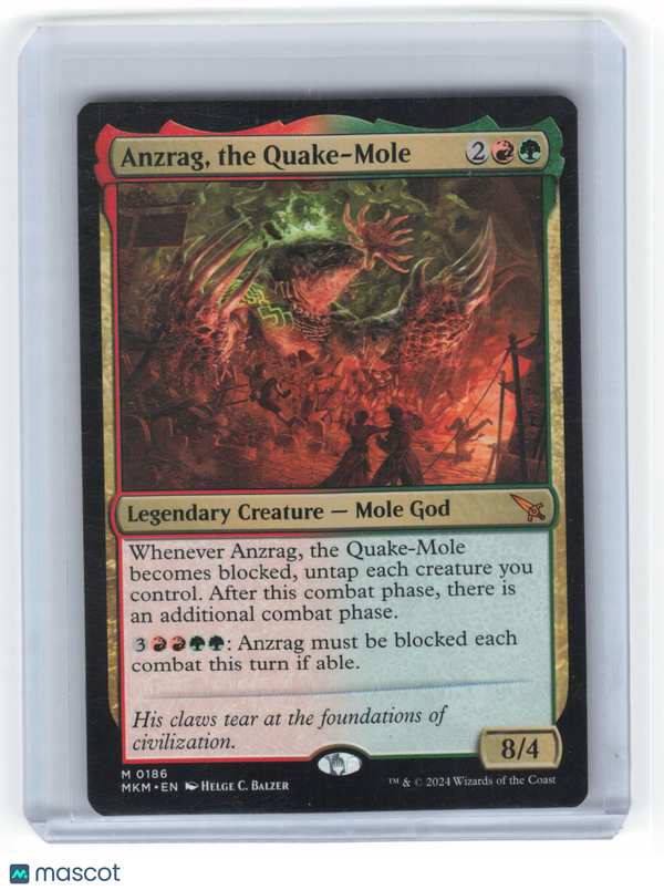 2024 MTG Anzrag, the Quake-Mole Murders at Karlov Manor Mythic Regular ...