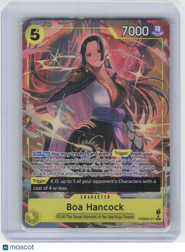 2025 One Piece Boa Hancock THE BEST Vol. 2 SR Holo #PRB02-017 Alternate Art – Papa Joey's ...