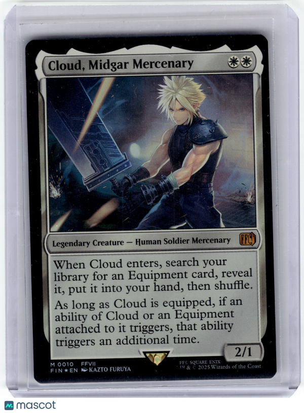 2025 Magic: The Gathering Cloud, Midgar Mercenary Final Fantasy Mythic ...