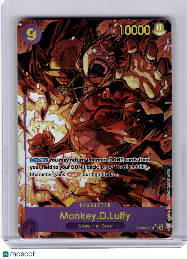 2024 One Piece CG Monkey.D.Luffy Emperors in the New World #OP09-119 ...