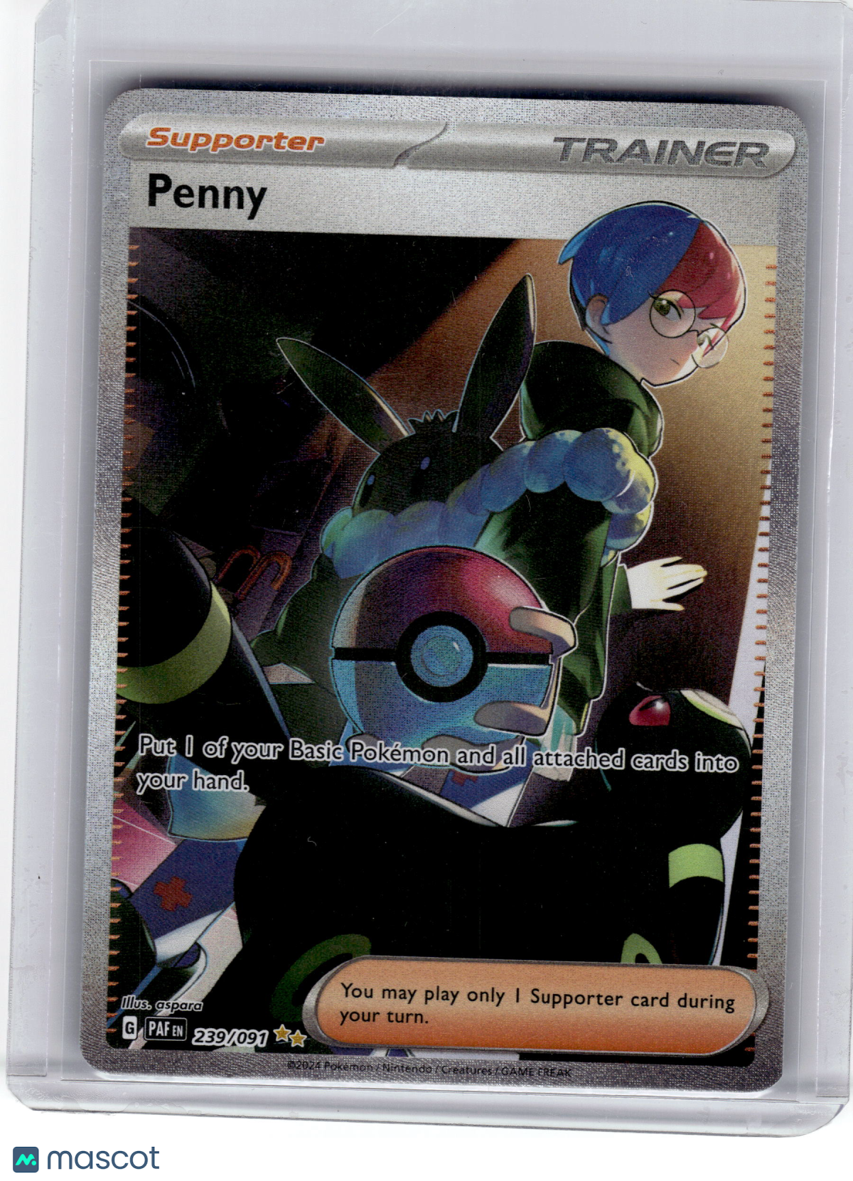 2024 Pokemon Penny Paldean Fates Secret Rare Holo #239 Near Mint – Papa ...