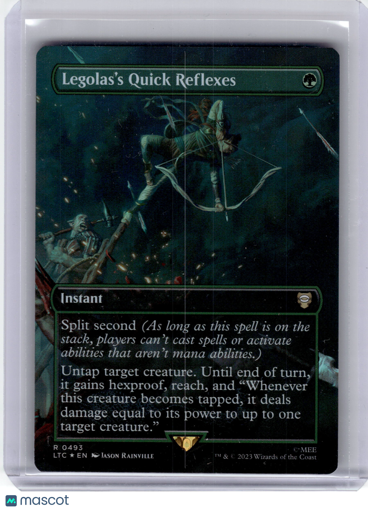 2023 Magic: TG Legolas's Quick Reflexes Lord of the Rings Foil #493 ...