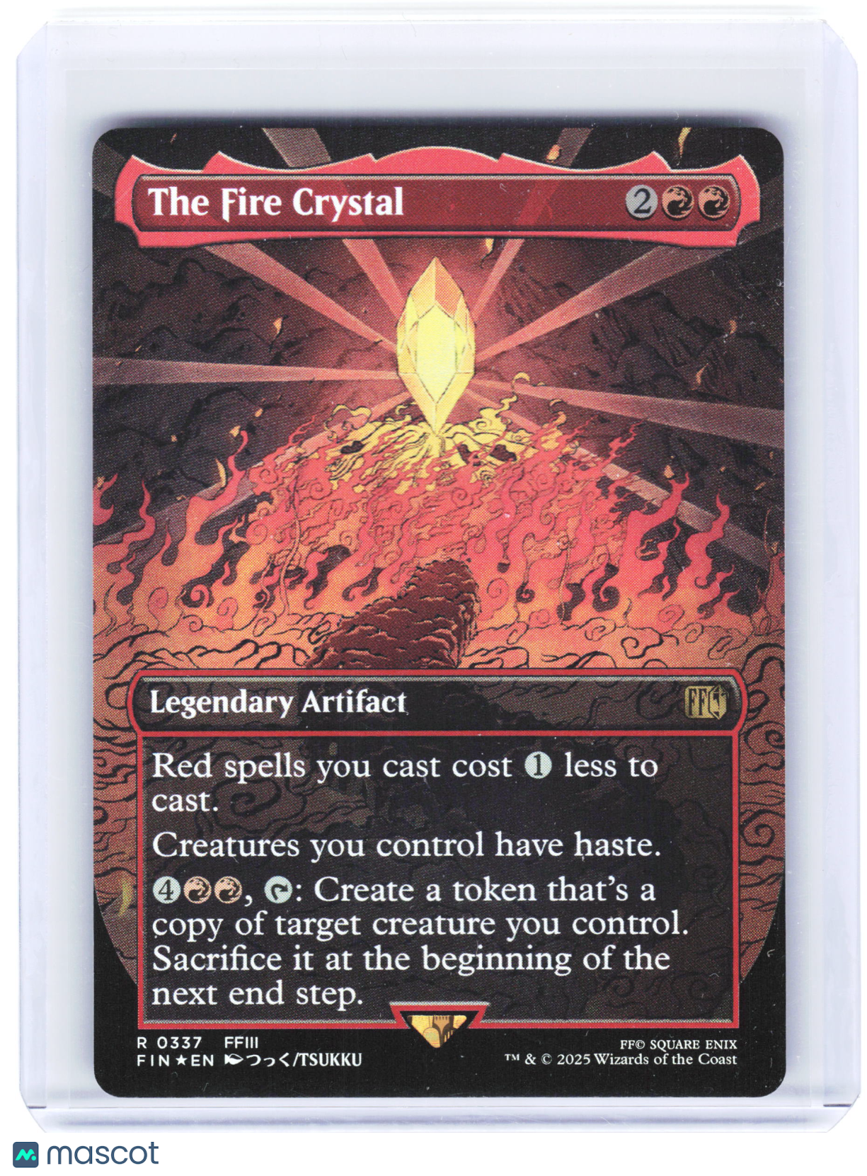 2025 Magic: The Gathering—The Fire Crystal #0337 Final Fantasy—Foil ...