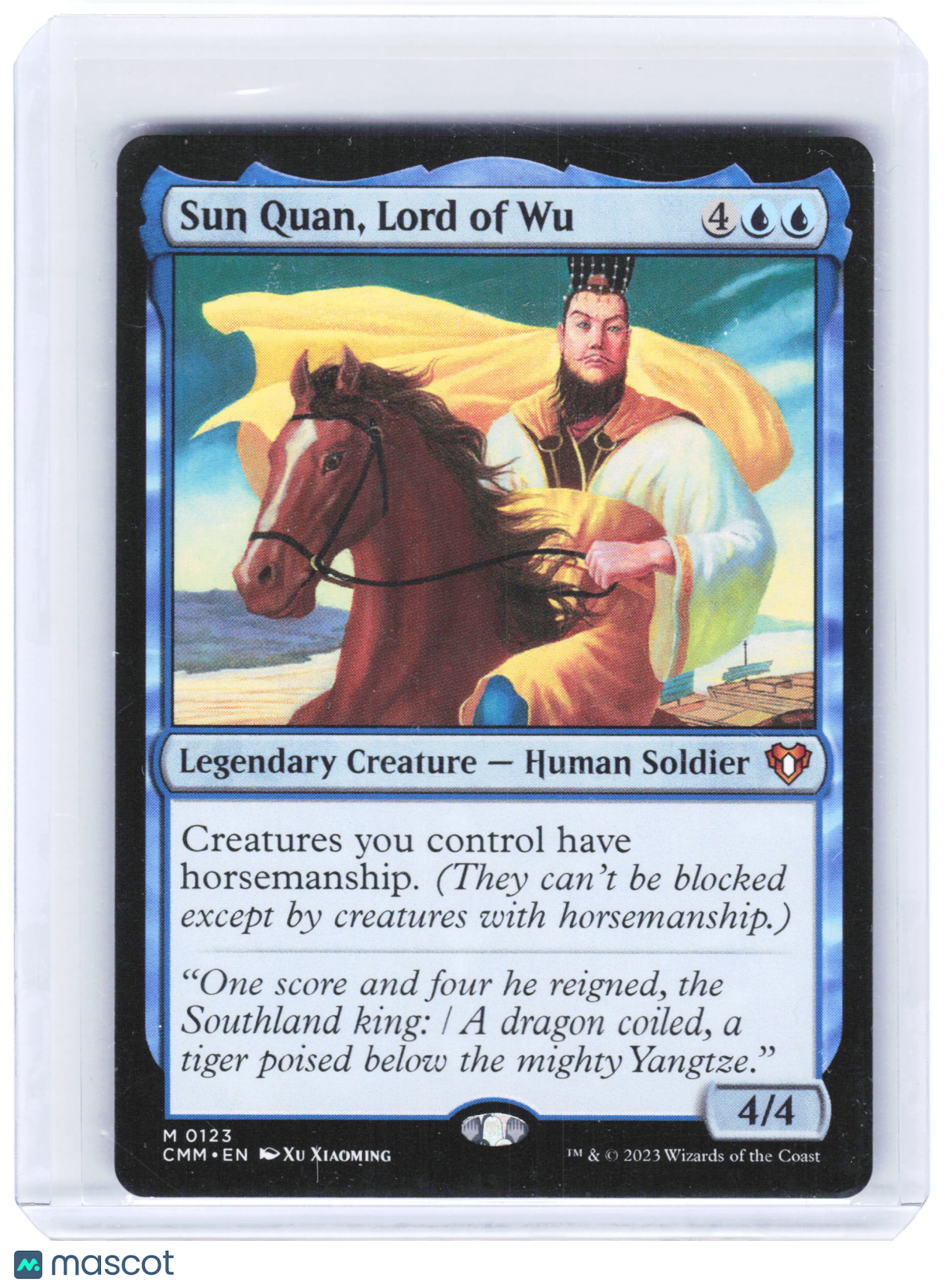 2023 Magic: The Gathering—Sun Quan, Lord of Wu #0123 Commander Masters ...