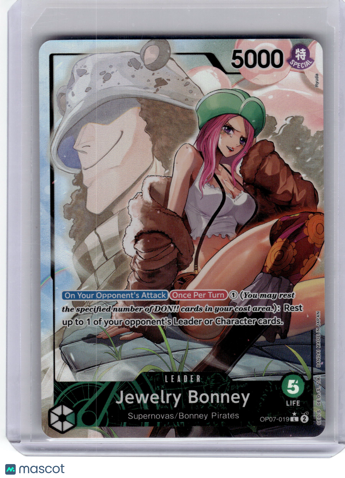 2024 One Piece Jewelry Bonney 500 Years in the Future Leader #OP07-019 ...