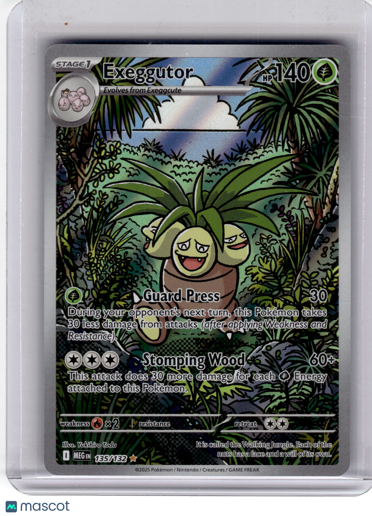 2025 Pokemon—Exeggutor #135 Mega Evolution—Special Illustration Rare ...