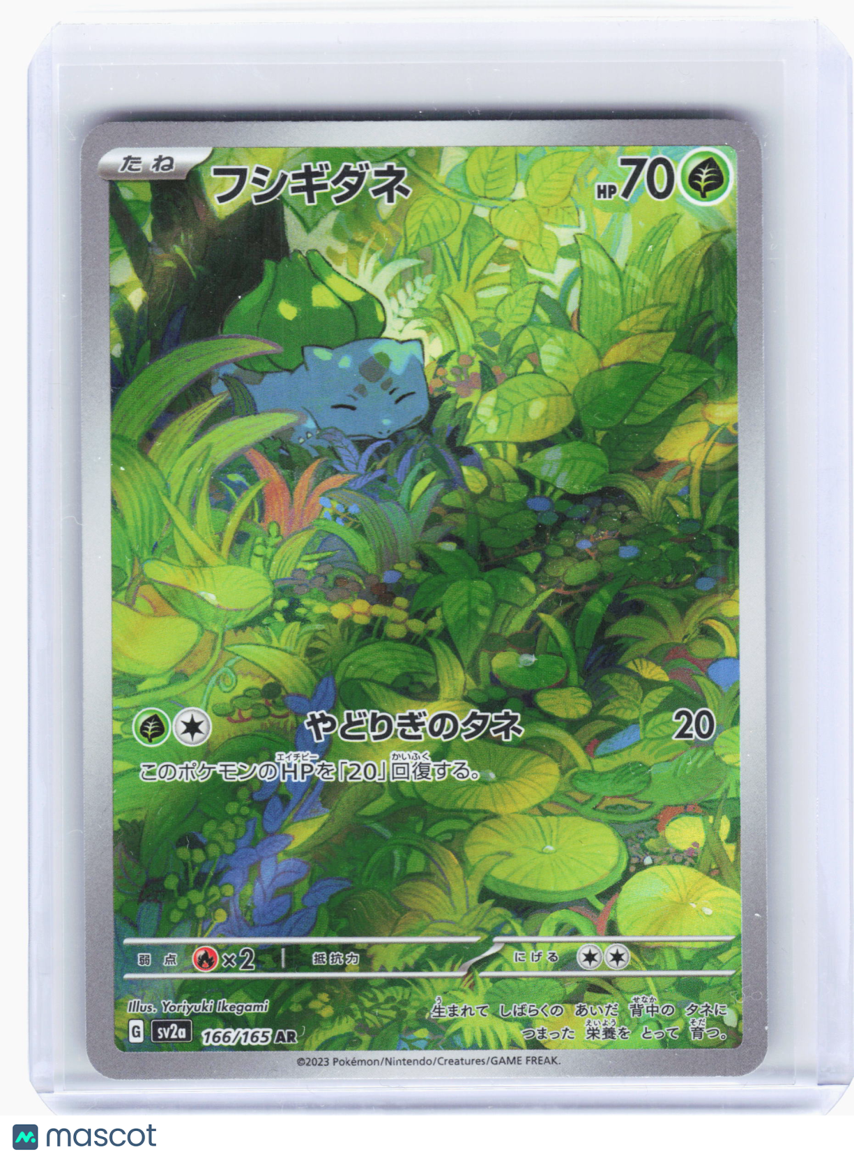 2023 Pokemon—Bulbasaur #166/165 SV2a: Pokemon Card 151—Art Rare Foil ...
