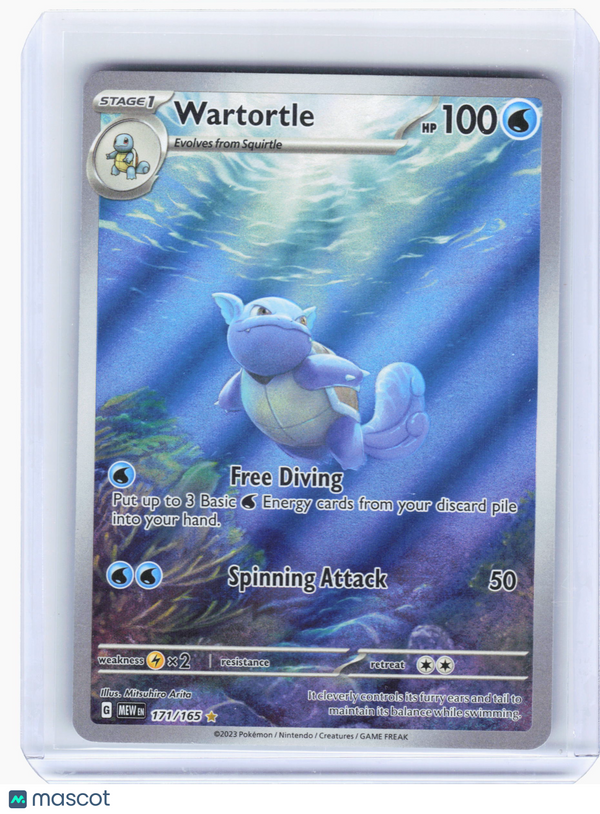 2023 —Wartortle #171 Pokemon 151—Illustration Rare Holo – Papa Joey's ...
