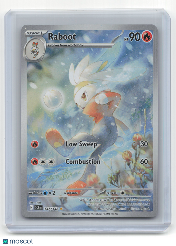 2024 Pokemon TCG—Raboot #147/142 Stellar Crown— – Papa Joey's Collectibles