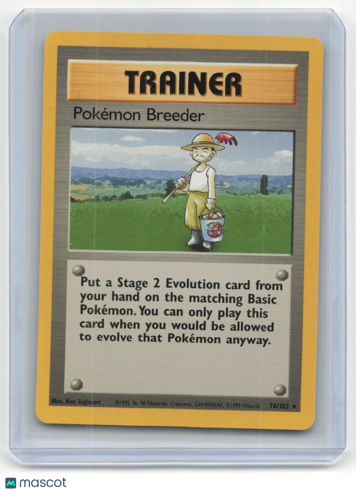 1999 Pokemon—Pokémon Breeder #76/102 Base Set— LP – Papa Joey's ...