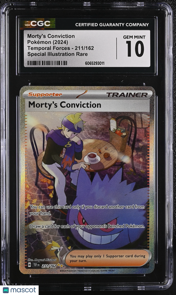 —Morty's Conviction #211/162 2024 Pokemon Temporal Forces—Special ...
